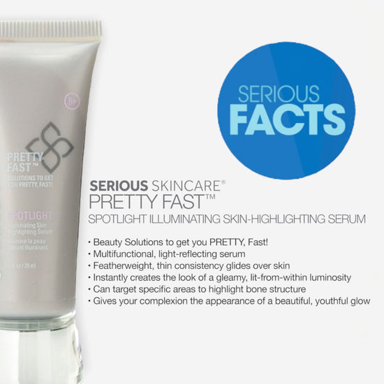 Illuminating Face Serum - Spotlight Highlighting Serum – Serious Skincare